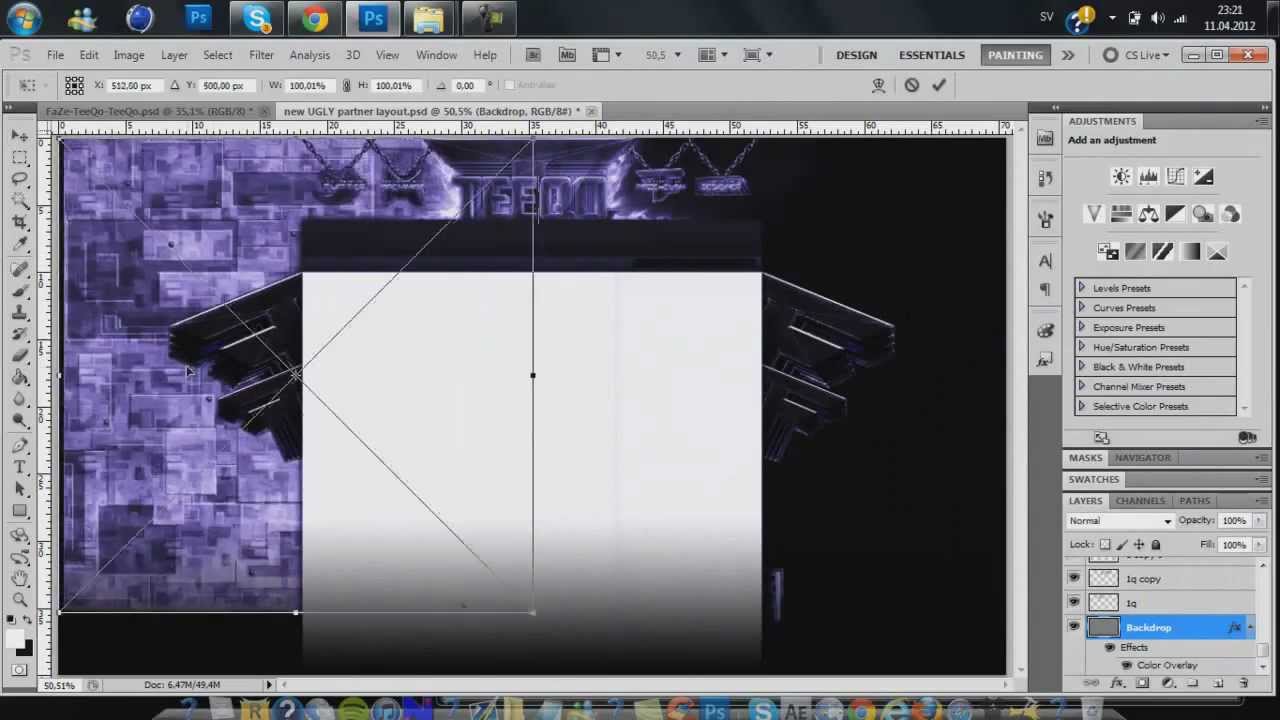 FaZe TeeQo Background Speed Art By DreamArts! - YouTube