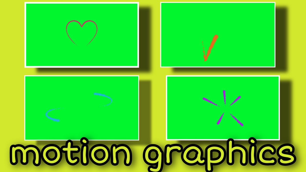 Green Screen Motion Graphics for Youtube Videos | Motion Graphics For ...