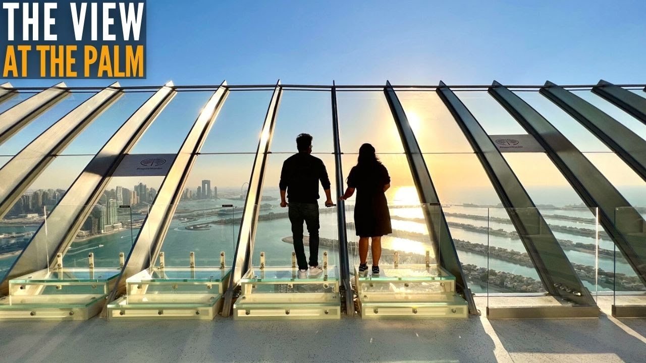 THE VIEW AT THE PALM | 360° Views of Dubai Palm Jumeirah Sunset View ...
