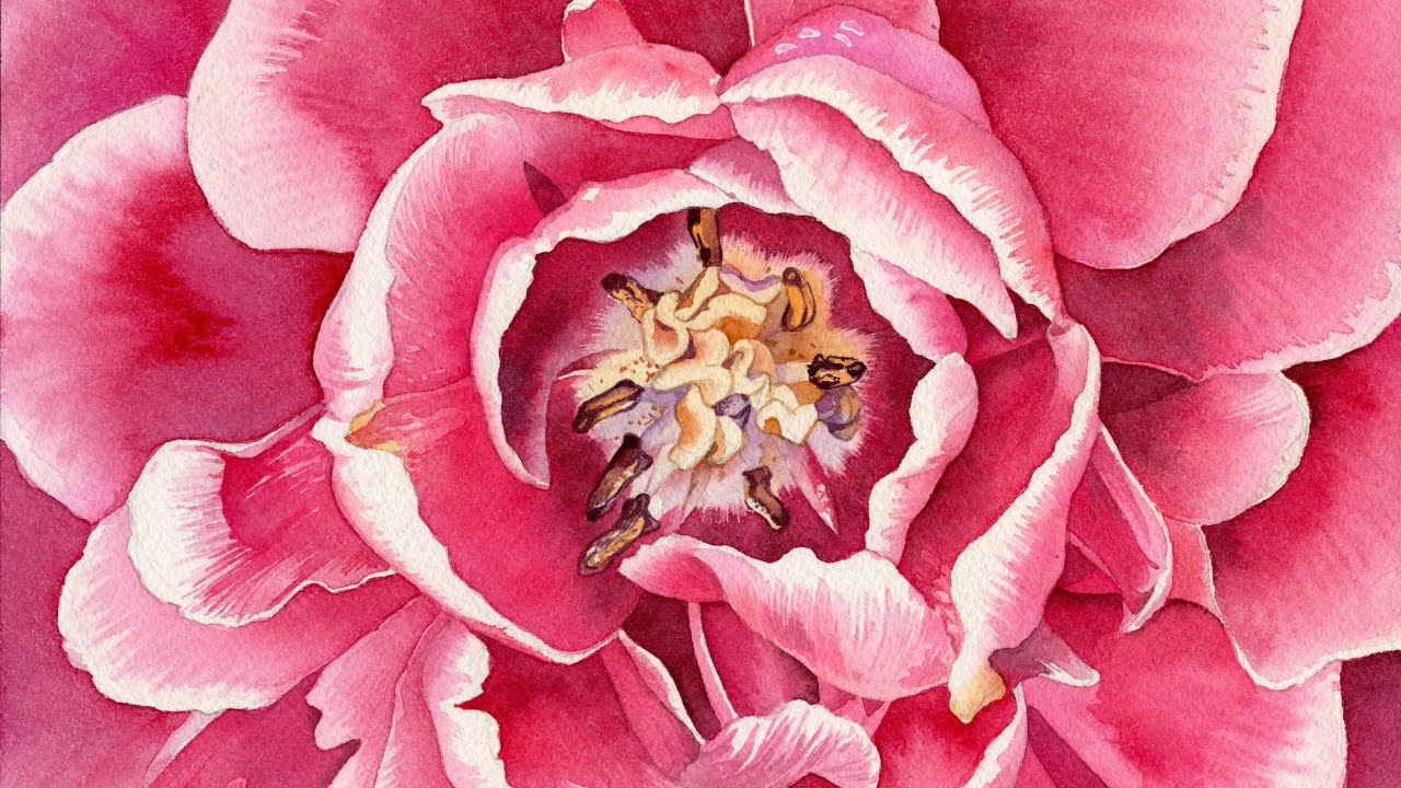 A New & Exciting Way to Paint Flowers 🌺 - YouTube