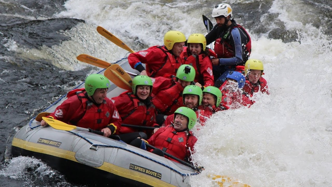 White Water Rafting Aberfeldy Short Highlights - YouTube