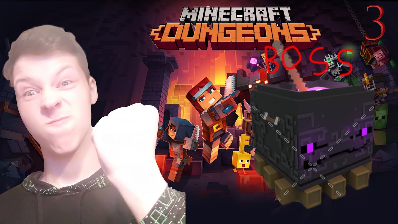 The cauldron boss I Minecraft Dungeons #3 - YouTube