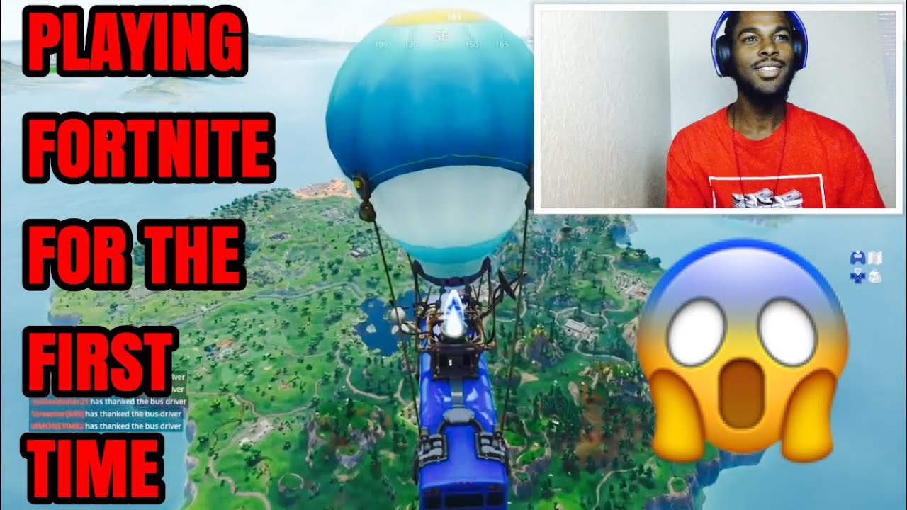PLAYING FORTNITE FOR THE FIRST TIME😱 - YouTube