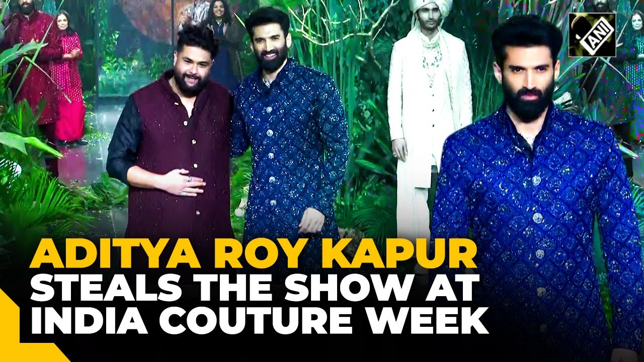 India Couture Week: Aditya Roy Kapur adds 'chaar chand' to Kunal Rawal ...