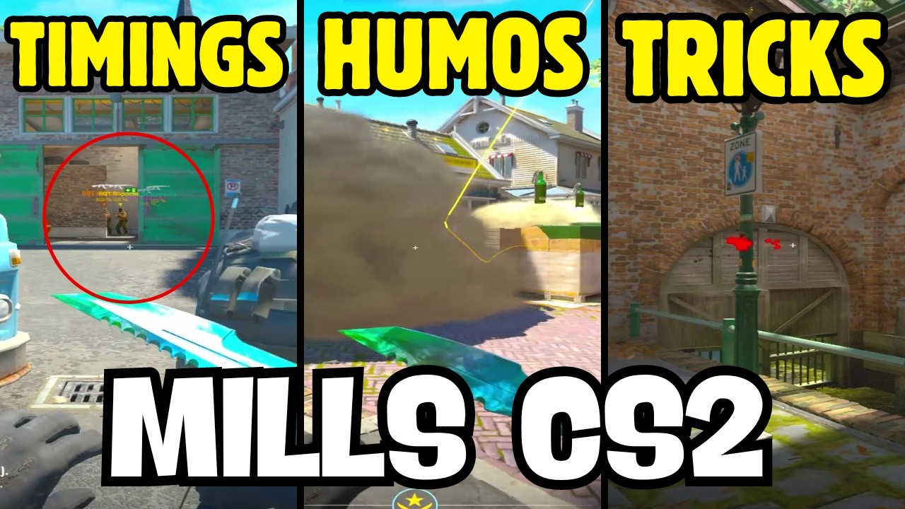 LA GUÍA DEFINITIVA DE MILLS NUEVO MAPA en COUNTER STRIKE 2 (TIMINGS ...