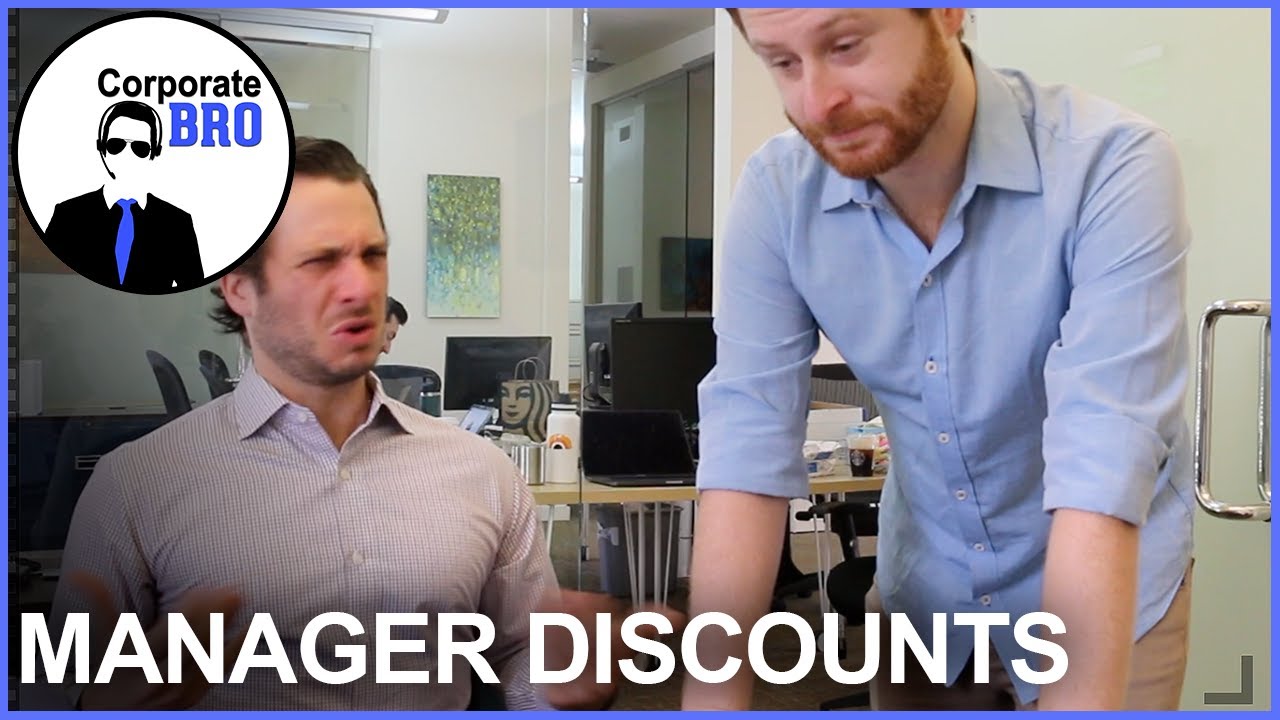 Manager Discounts - YouTube