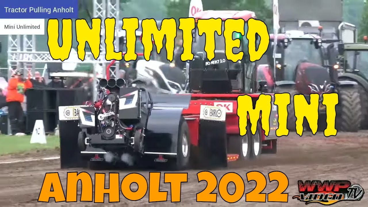 Unlimited Mini Rods Tractor Pulling Anholt 2022 - by EUJS - YouTube