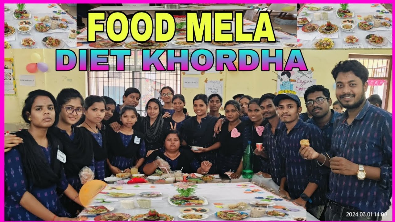 FOOD MELA DIET KHORDHA ll food mela our diet college 💞💞💞 - YouTube