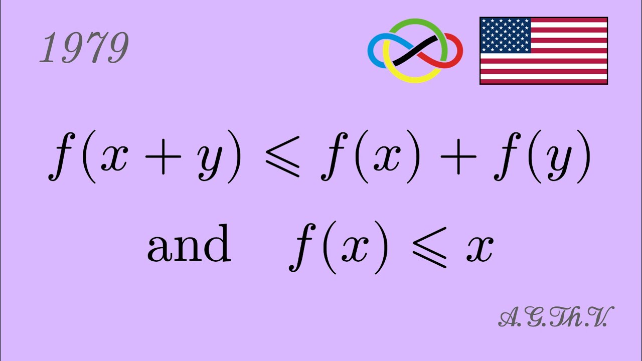 International Mathematical Olympiad, 1979, longlisted problem 65 ...