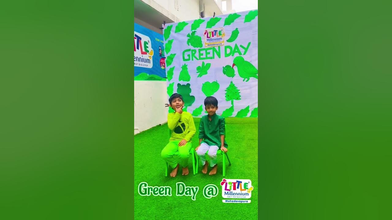 Green Day Color Theme Celebration #GreenDayCelebration #GreenColorTheme ...