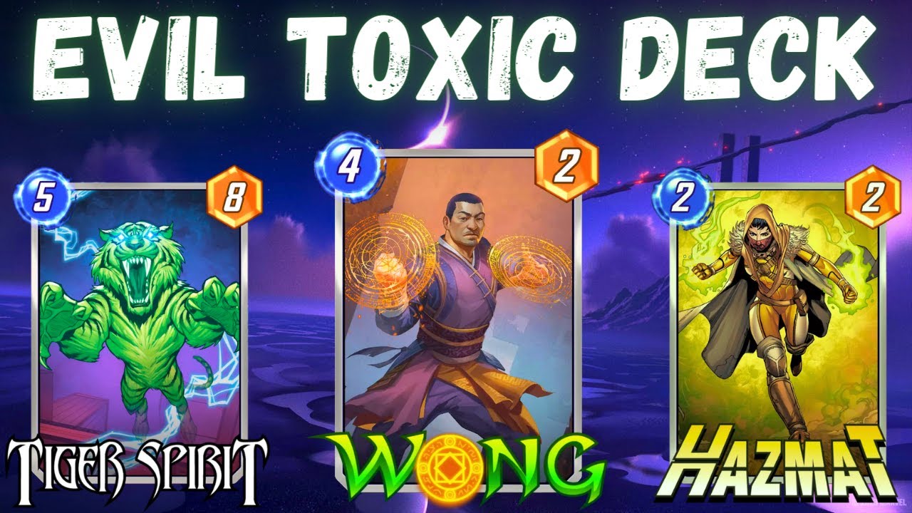 Evil Toxic On Reveal Deck Beating Everyone Marvel Snap - YouTube