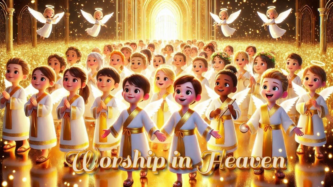 Worship in Heaven/ A Joyful Kids' Bible Song - YouTube