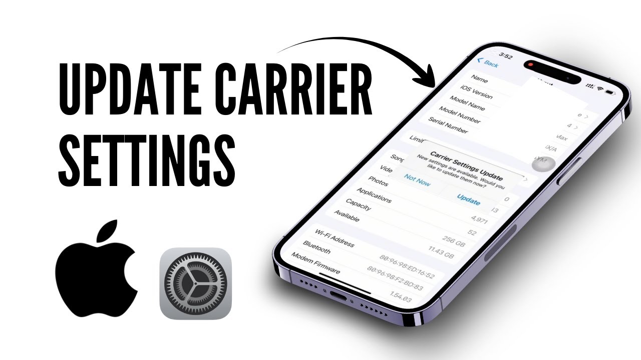 How to Update Carrier Settings on iPhone - YouTube