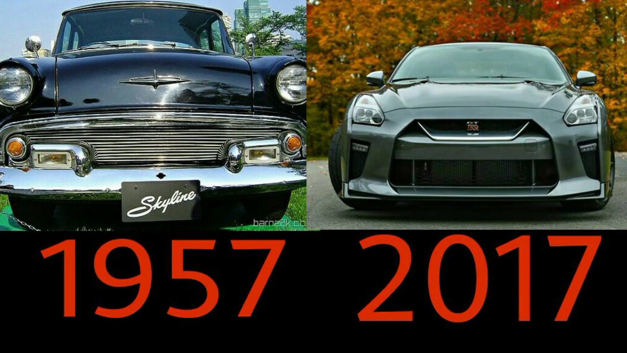 Nissan Skyline - Evolution (1957-2017) - YouTube