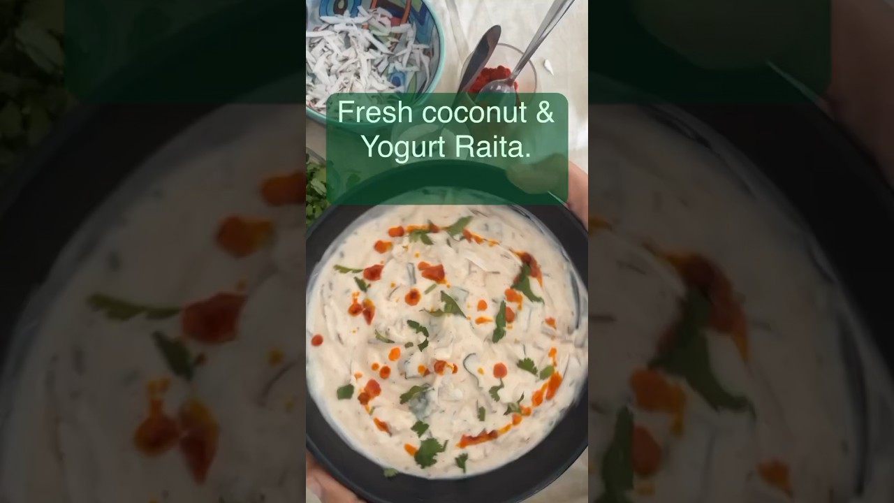 Weightloss Raita | Coconut Raita | Healthy Coconut Raita - YouTube