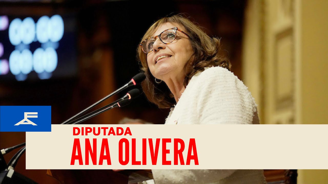 Discurso de Ana Olivera en la renuncia a su banca en la Cámara de ...
