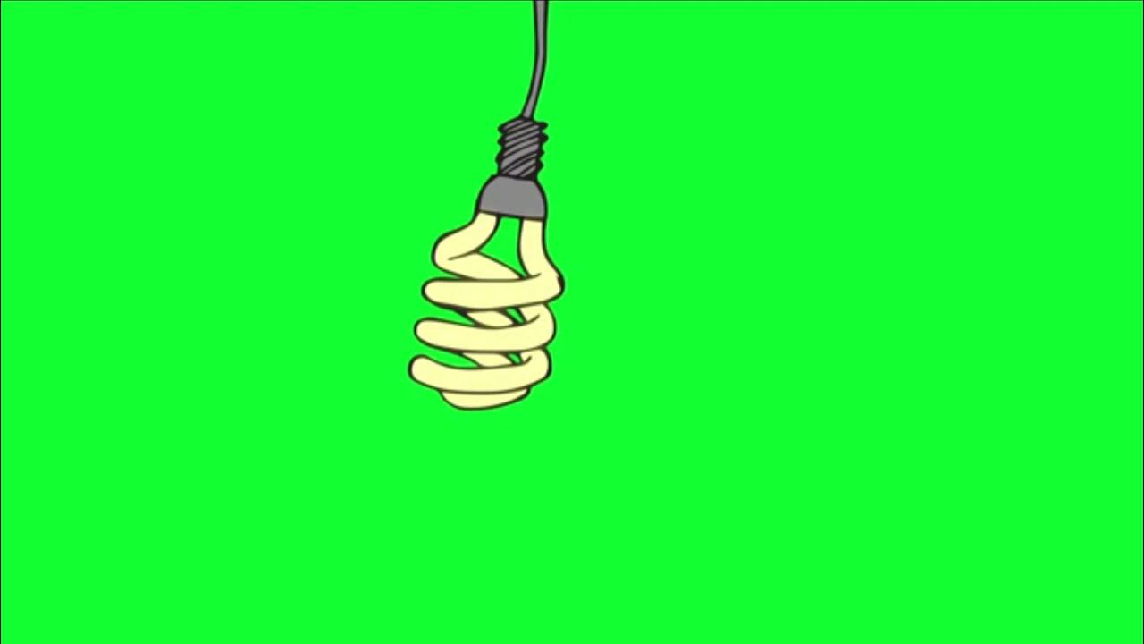 Swinging Light bulb Green Screen - YouTube