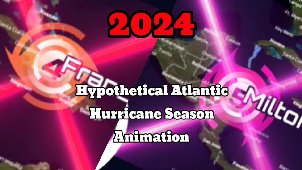 2024 Hypothetical Atlantic Hurricane Season Animation - YouTube
