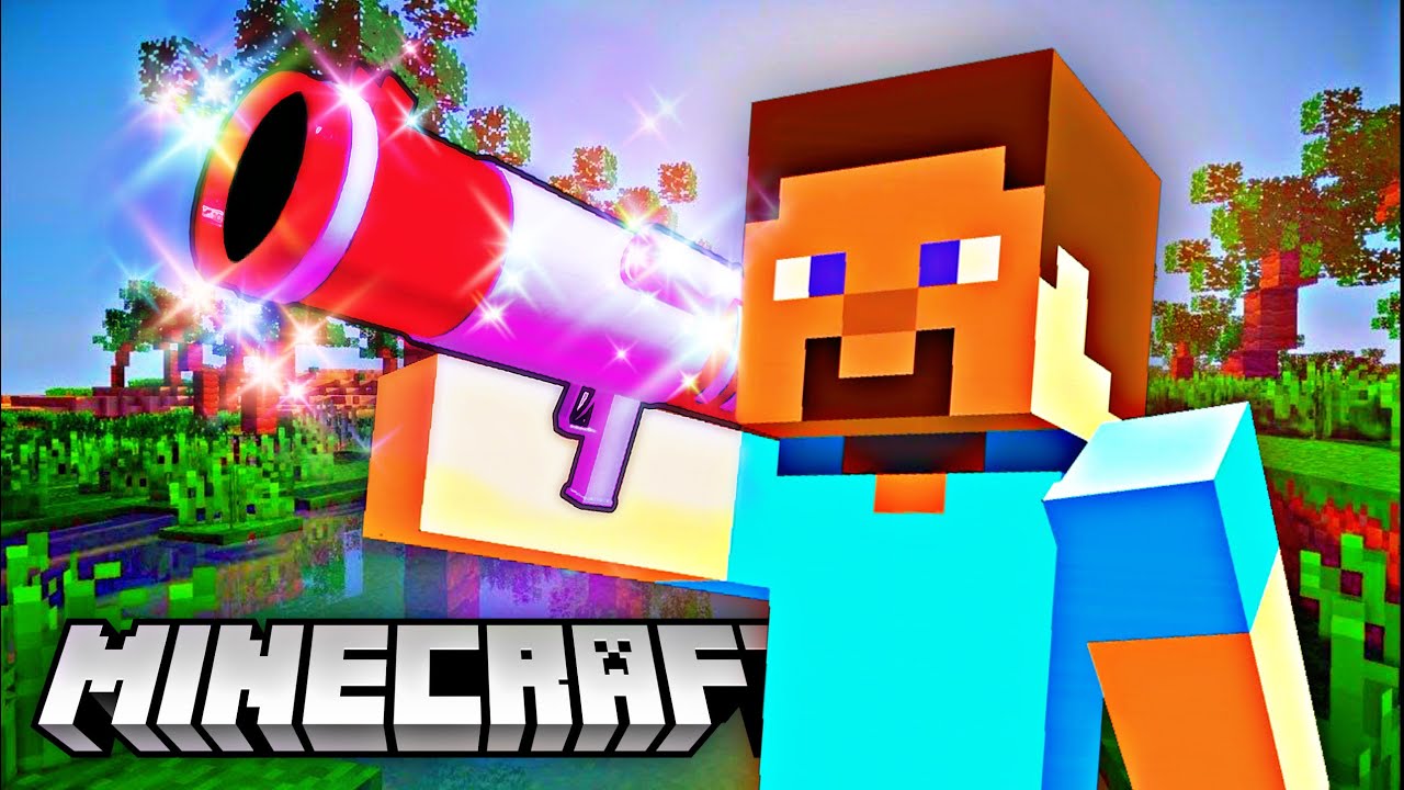 Enchanted Bazooka Vs The Ender Dragon! (Minecraft MrCrayFish’s Gun Mod ...