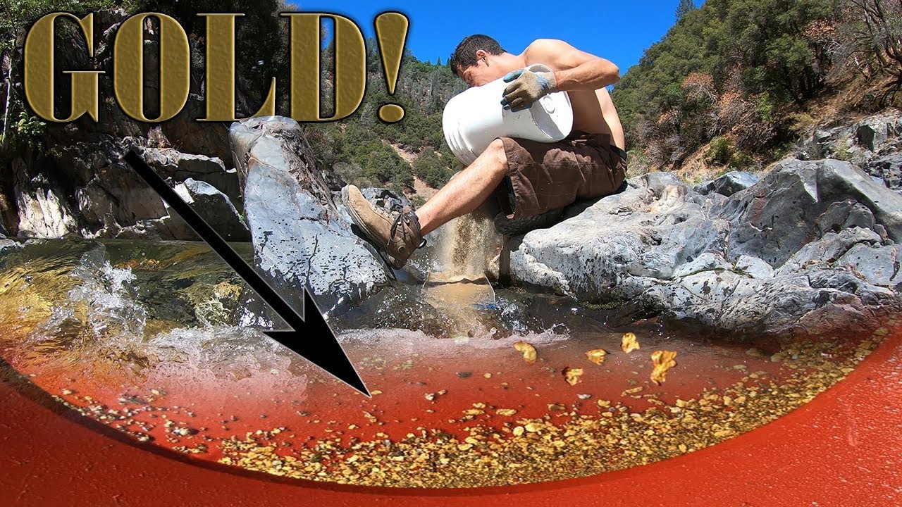 We Found GREAT GOLD Sluicing and Panning in Northern California - YouTube