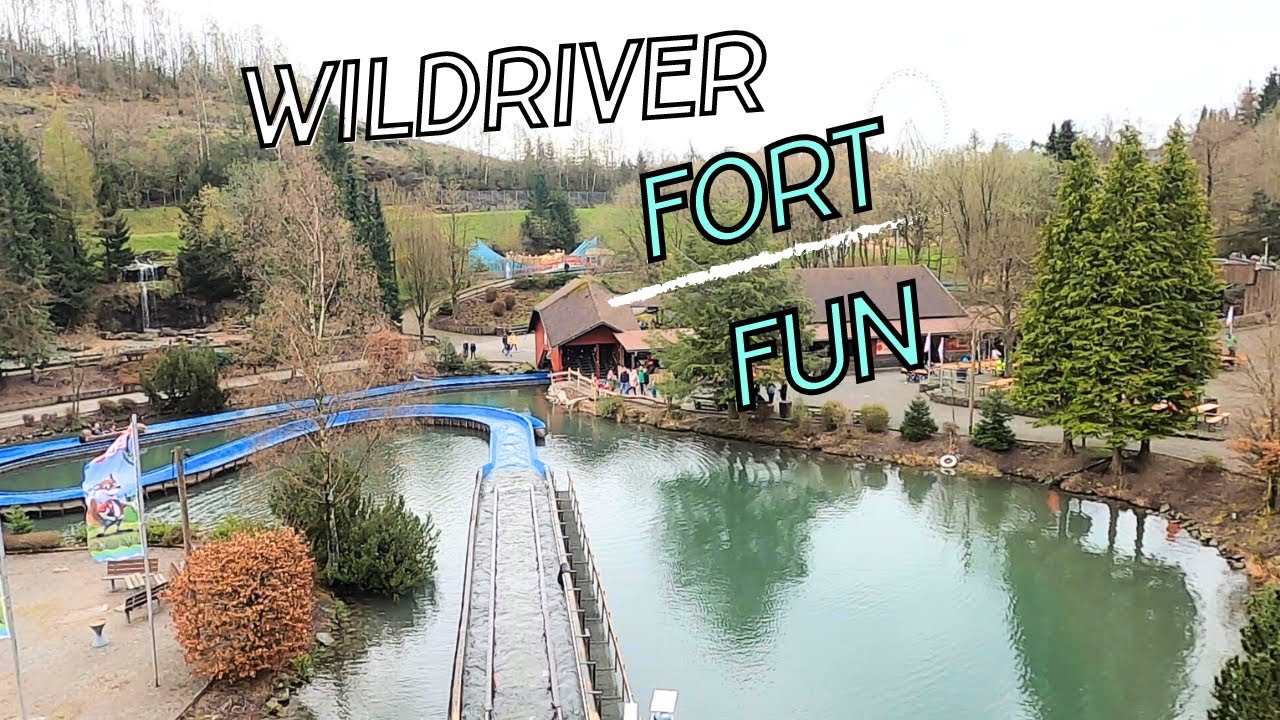 Wild River - Fort Fun (Wildwasserbahn) Onride - YouTube