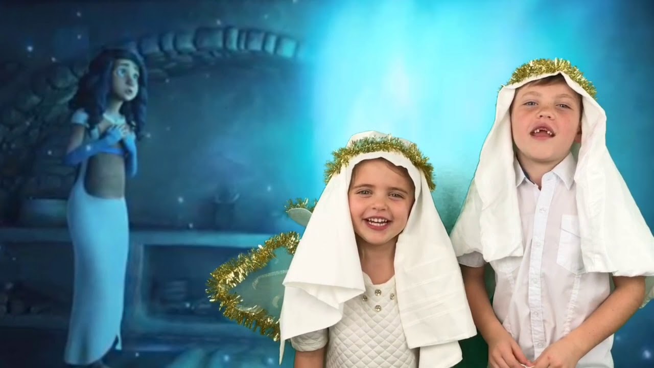 Christmas for kids - Gabriel the angel visits Mary - YouTube