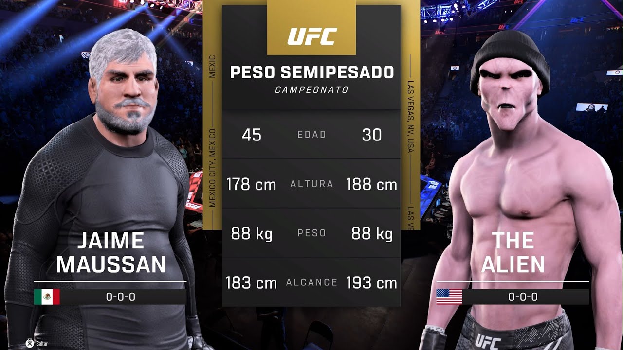 Jaime Maussan vs. Alien Human Hybrid - EA Sports UFC 5 - Epic Fight 🥑 ...