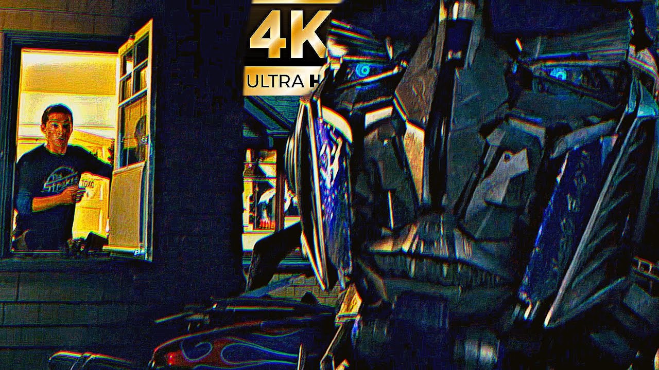 TRANSFORMERS 2007 | Autobots at Sam’s house | full HD 4K - YouTube