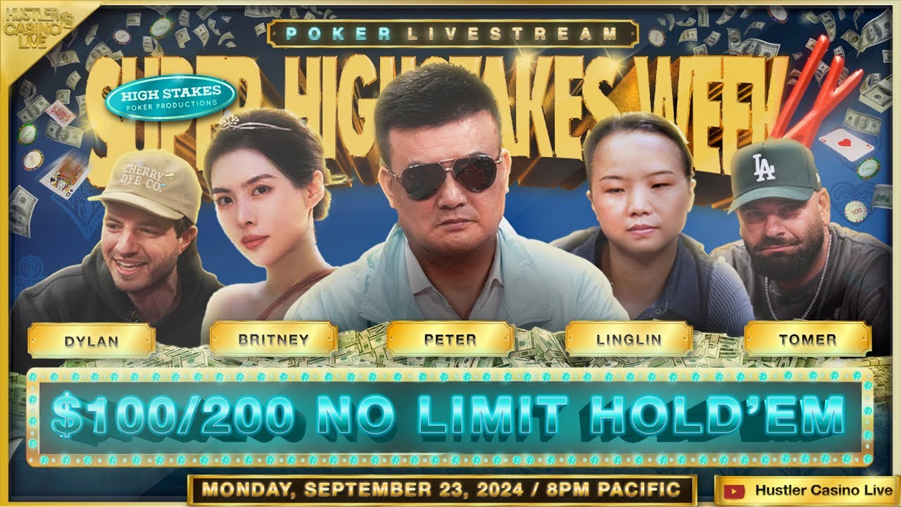 SUPER HIGH STAKES WEEK!! $100/200 w/ Peter, Britney, Linglin, Dylan ...