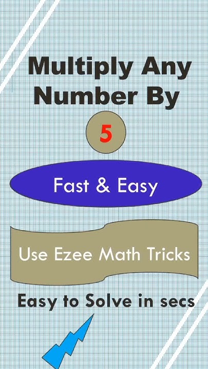𝐁𝐞𝐬𝐭 𝐓𝐫𝐢𝐜𝐤 𝐟𝐨𝐫 𝐌𝐮𝐥𝐢𝐩𝐥𝐲 𝐛𝐲 𝟓 || 𝐈𝐧𝐭𝐫𝐞𝐬𝐭𝐢𝐧𝐠 𝐦𝐚𝐭𝐡 𝐓𝐫𝐢𝐜𝐤𝐬 #shortvideo # ...