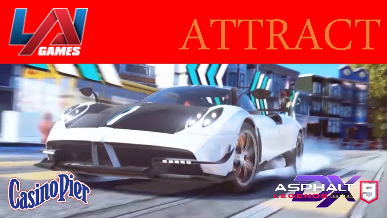 Asphalt 9 Legends Arcade DX - Attract Mode - YouTube