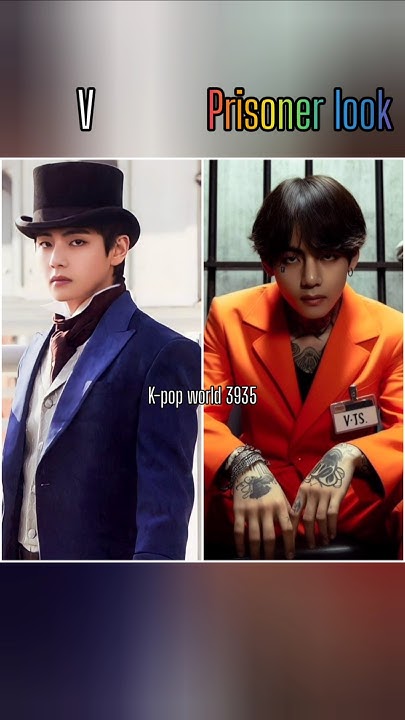 BTS💜 members prisoner look #koop-world3935#shorts - YouTube