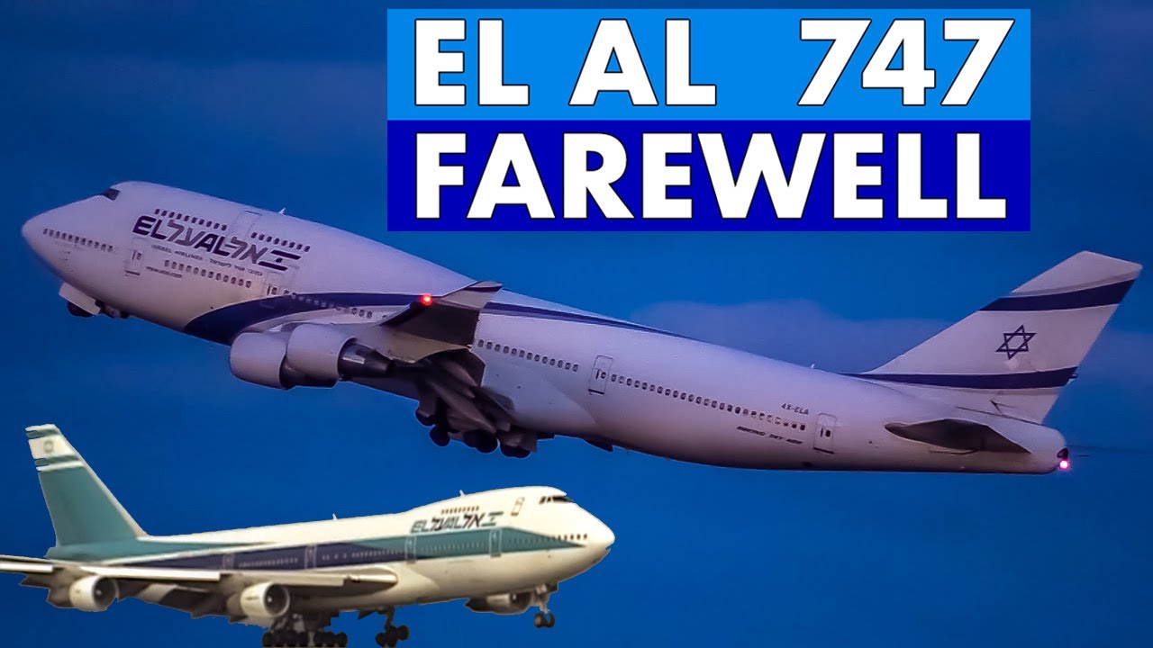 EL AL retires Boeing 747 after nearly 50 years of service! - YouTube