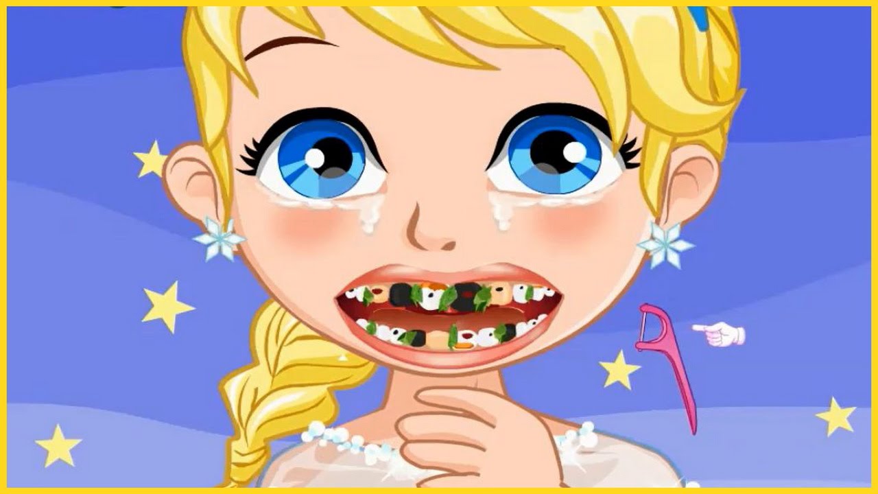 Play Dental Care Baby Elsa Video Game Episode Frozen Inspired-Baby ...