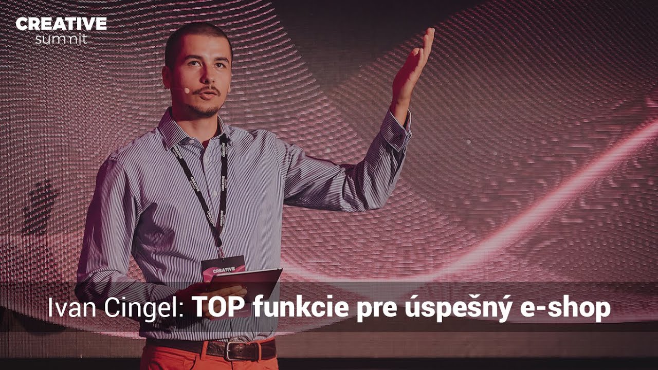 Ivan Cingel: TOP funkcie pre úspešný e-shop (ukážka z prednášky) - YouTube