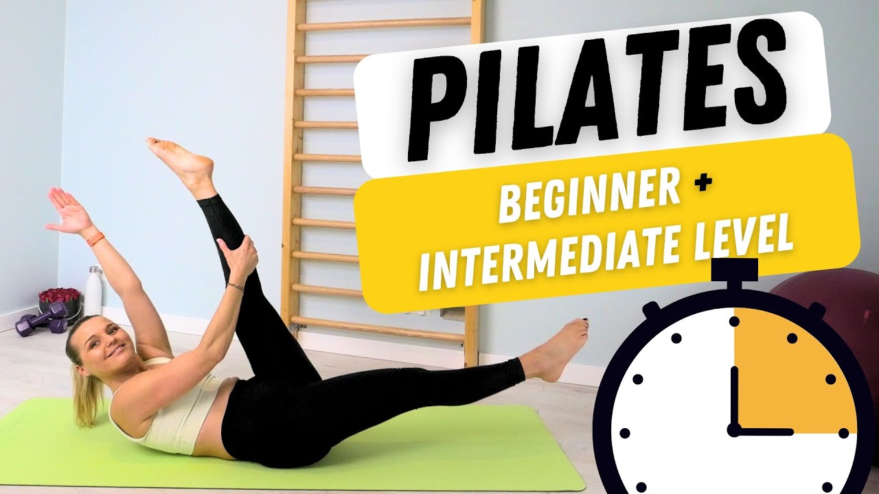 15 MIN 🕒 | Pilates Workout | Beginner - Intermediate Level 🔥 - YouTube