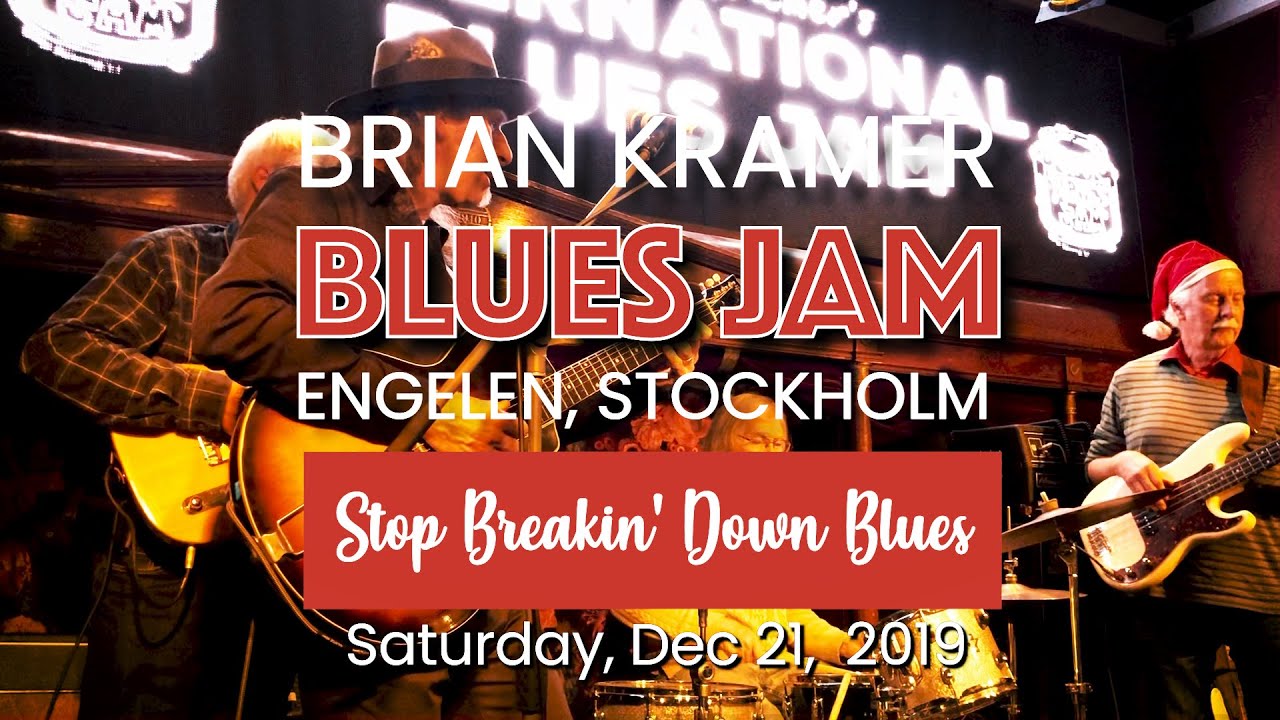 Brian Kramer International Blues Jam at Engelen playing Stop Breakin ...