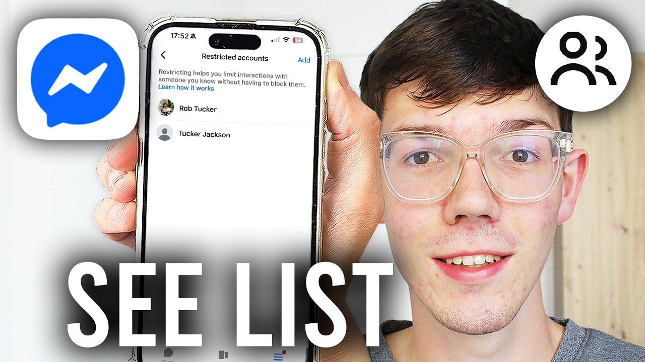 How To See Restricted List On Messenger - Step By Step - YouTube
