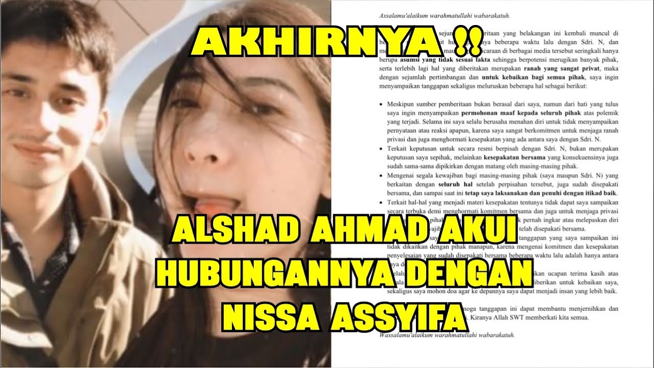 KLARIFIKASI ALSHAD AHMAD LEWAT INSTA STORYNYA TERKAIT HUBUNGANNYA ...