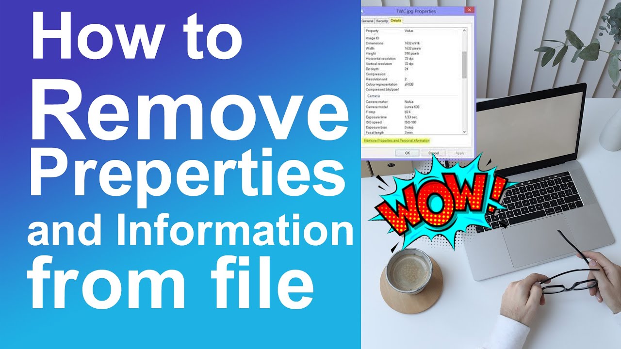 How To Remove Properties And Personal Information From File YouTube How To Remove Properties And Personal Information From File YouTube