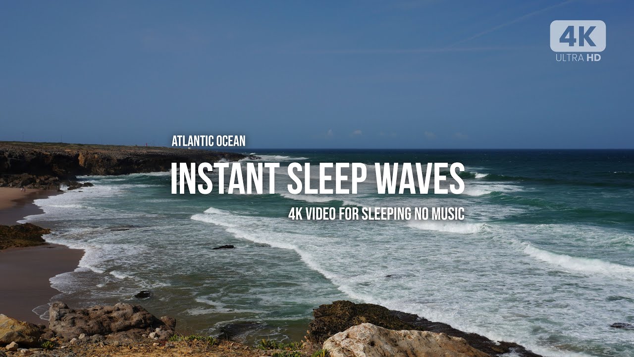 30 MINUTES INSTANT SLEEP WAVES: Fast 4K Ocean Sound For Insomnia - YouTube