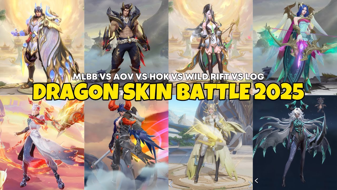 Dragon Skin Battle: MLBB vs HoK vs Wild Rift | Ultra HD Comparison ...