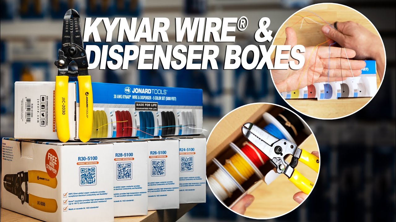 Jonard Tools Kynar Wire Dispenser Kits Product Video - YouTube