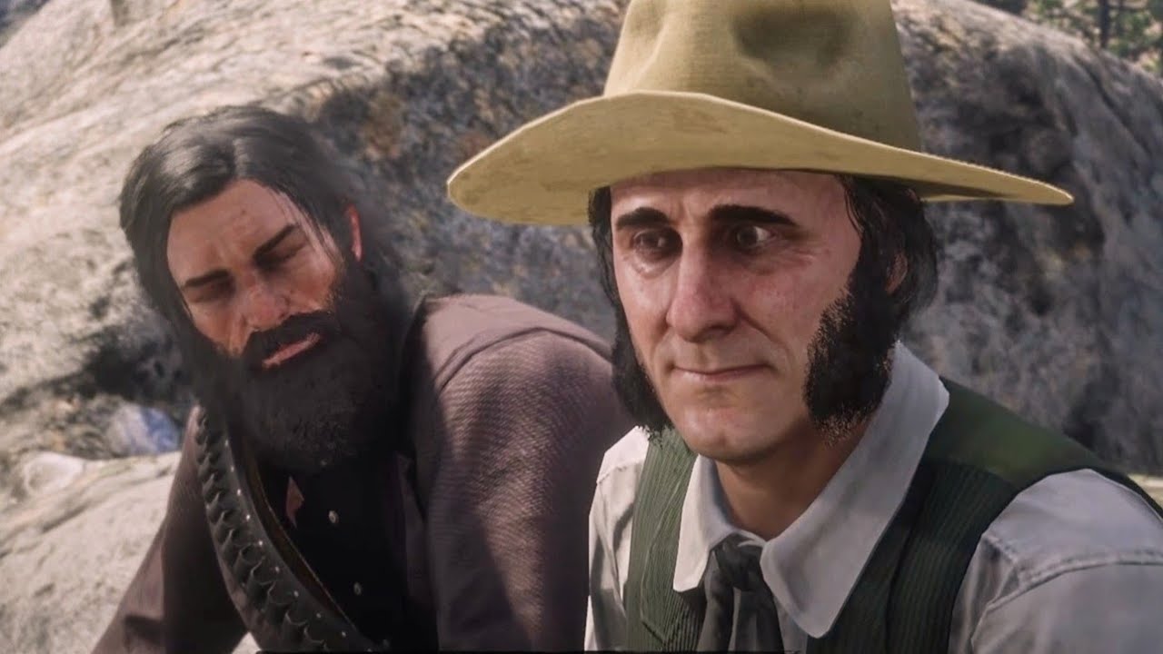 John met Evelyn Miller a writer #rdr2 #cutscene - YouTube