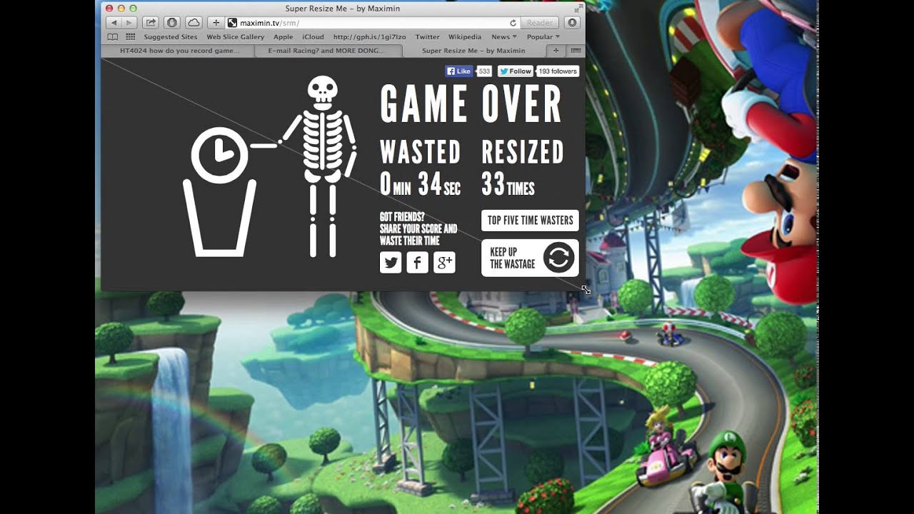 Let's Play Super Resize Me - YouTube