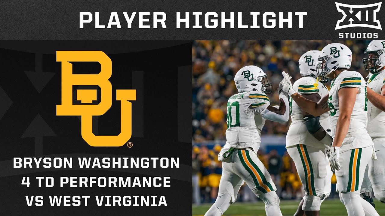 Bryson Washington with ANOTHER 4 TD Performance - YouTube