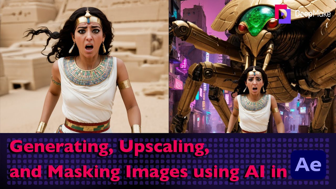 How to express your imagination using DeepMake's AI tools for After Effects - YouTube