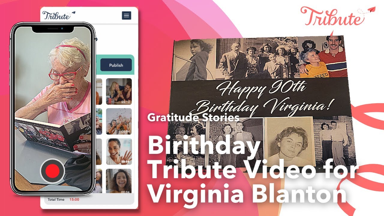 Gratitude Stories | Birthday Tribute for Virginia Blanton - YouTube
