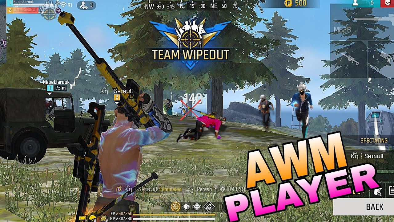 GRANDMASTER TOP AWM GAMEPLAY 👽 | FREE FIRE | BR RANKED | GARENA FREE ...