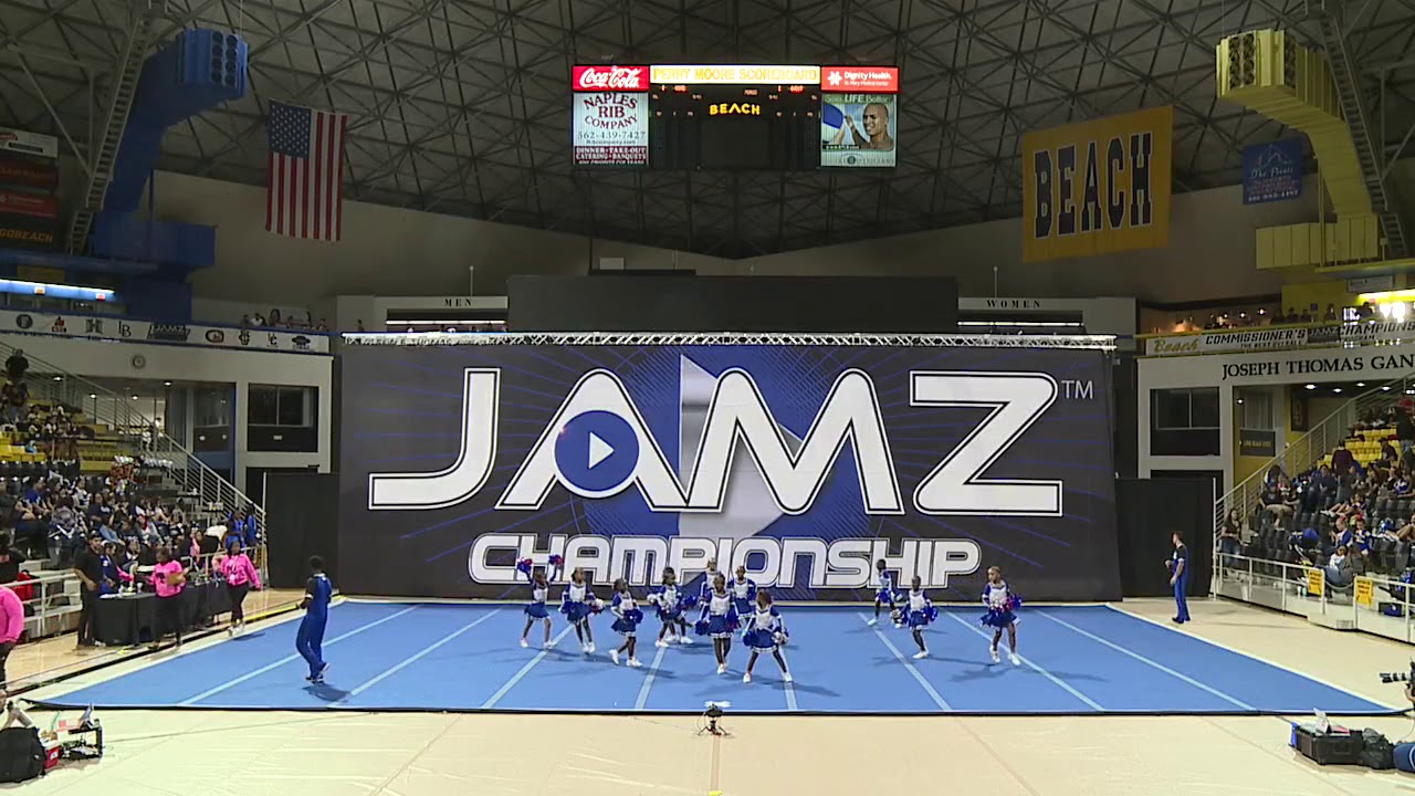 Jael JAMZ Cheer competition 2017 JC DOLLZ - YouTube